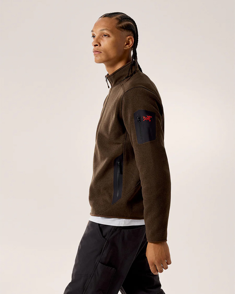 ARC'TERYX Covert Cardigan【Carob Heather/Black】上質フリースの人気定番 | TWOPEDAL ...
